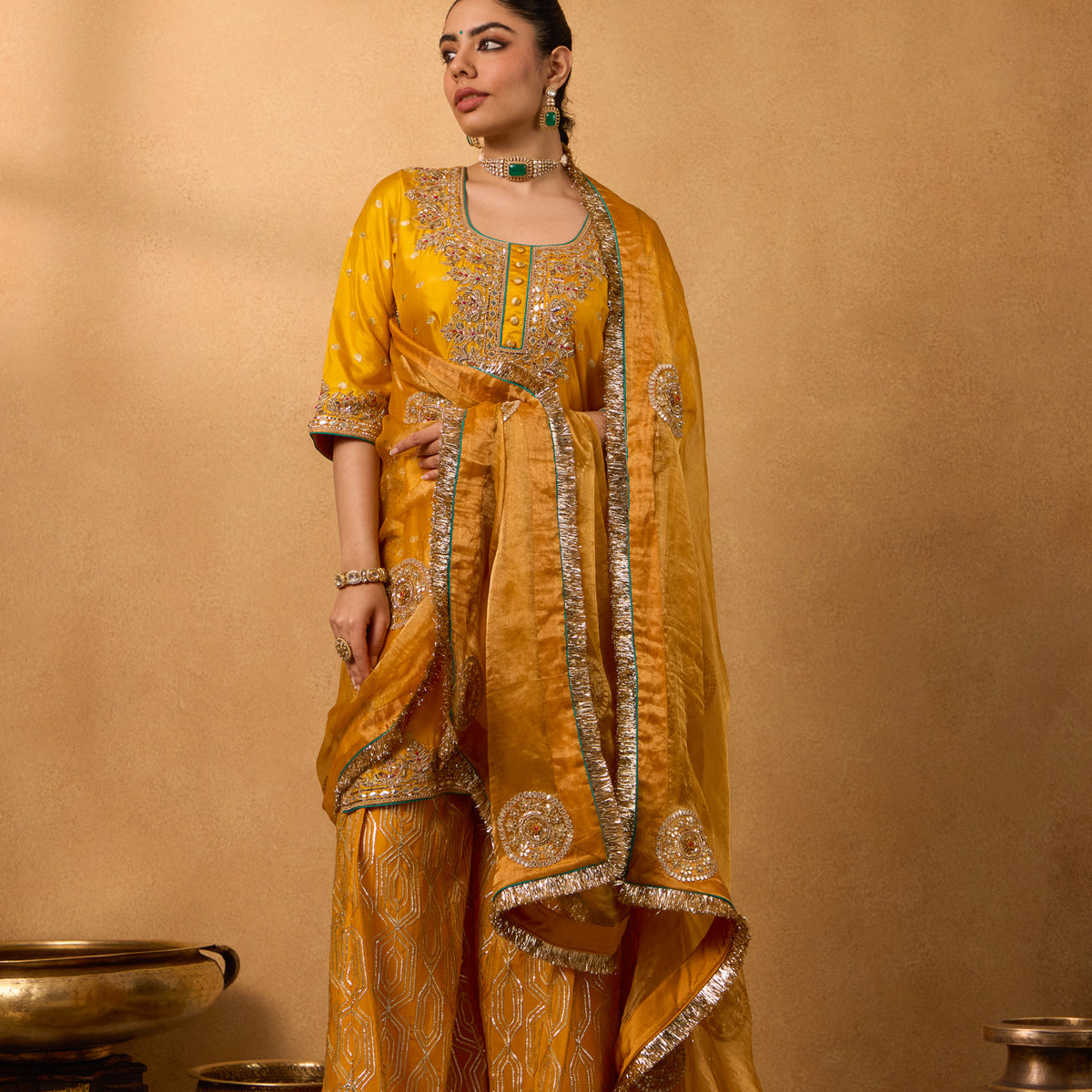 Haldi Sharara Set – Ekasmaye